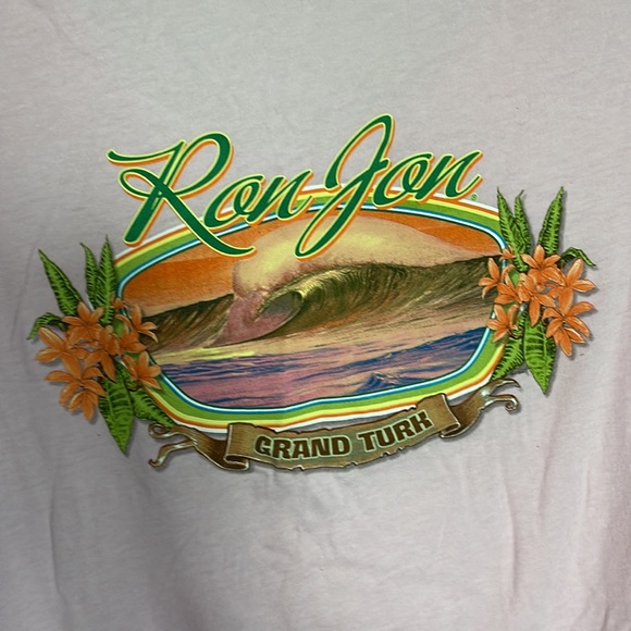 Ron Jon | Tops | Xl Ron Jon Pink Grand Turk T Shirt | Poshmark